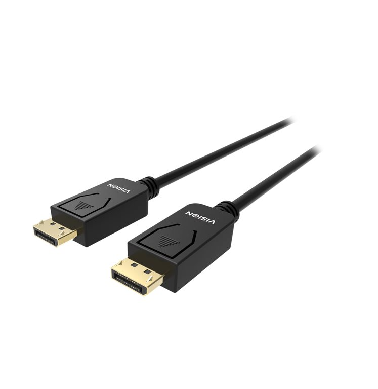 DisplayPort to DisplayPort cable lead 2m. Black. VISION – SureLookIT.com